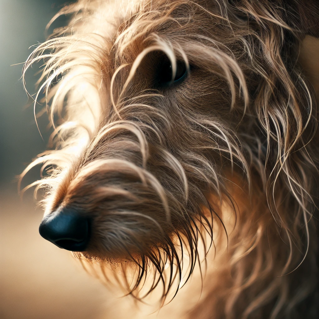 What are the typical colors of the Irish Wolfhound coat?