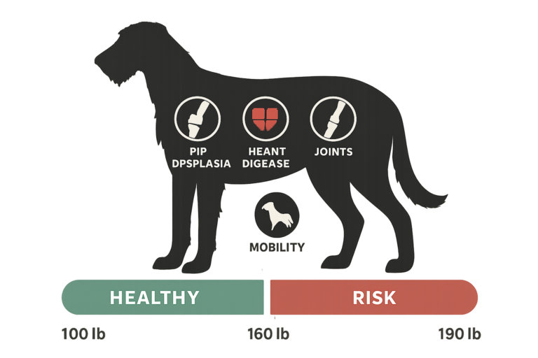 What is the Average Weight of an Irish Wolfhound?